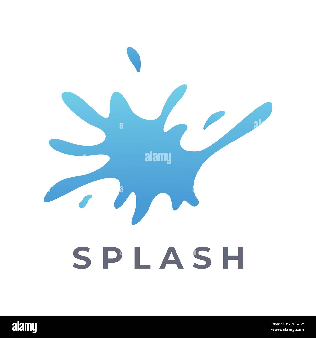 Modern colorful geometric fluid splash element abstract logo creative ...