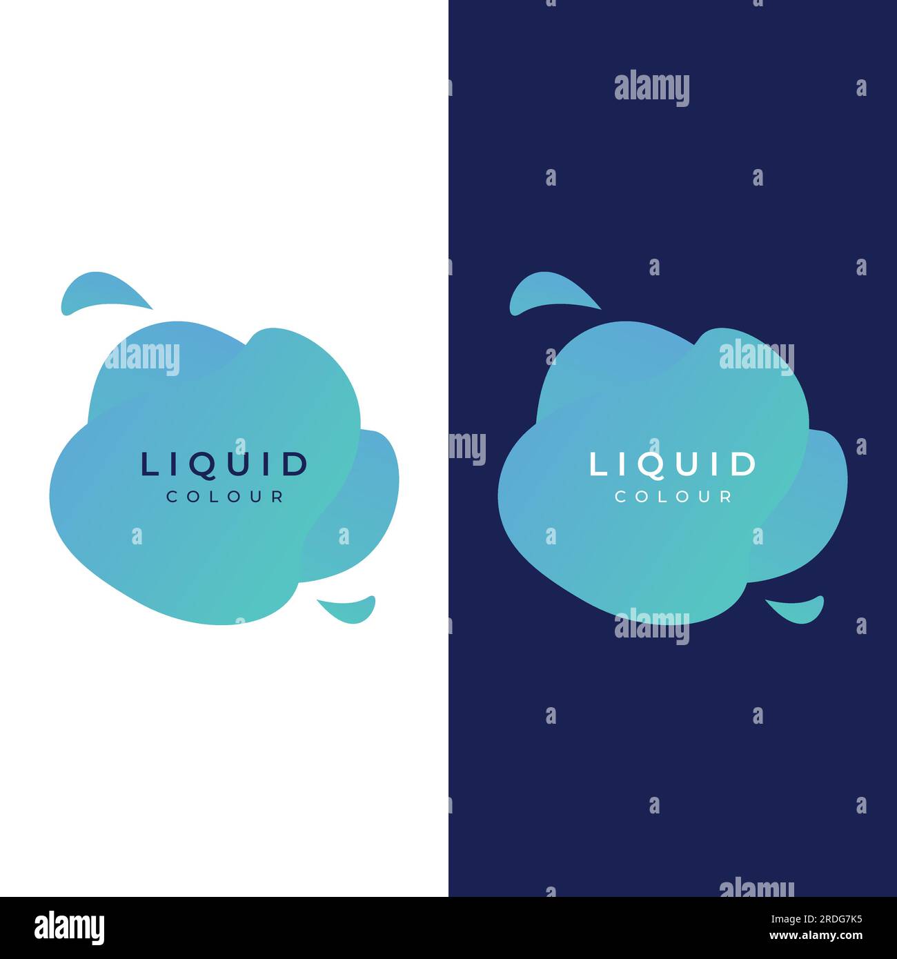 Modern colorful geometric fluid splash element abstract logo creative ...