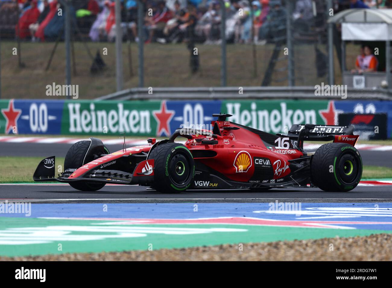 Mogyorod, Hungary. 21st July, 2023. Charles Leclerc of Scuderia Ferrari ...