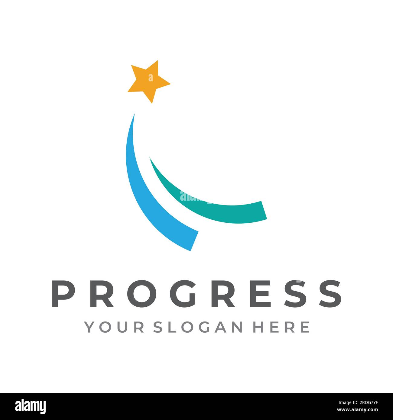 Financial and career creative growth and progress logo with arrow ...