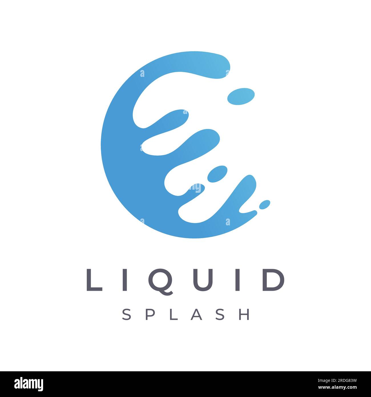 Modern colorful geometric fluid splash element abstract logo creative ...