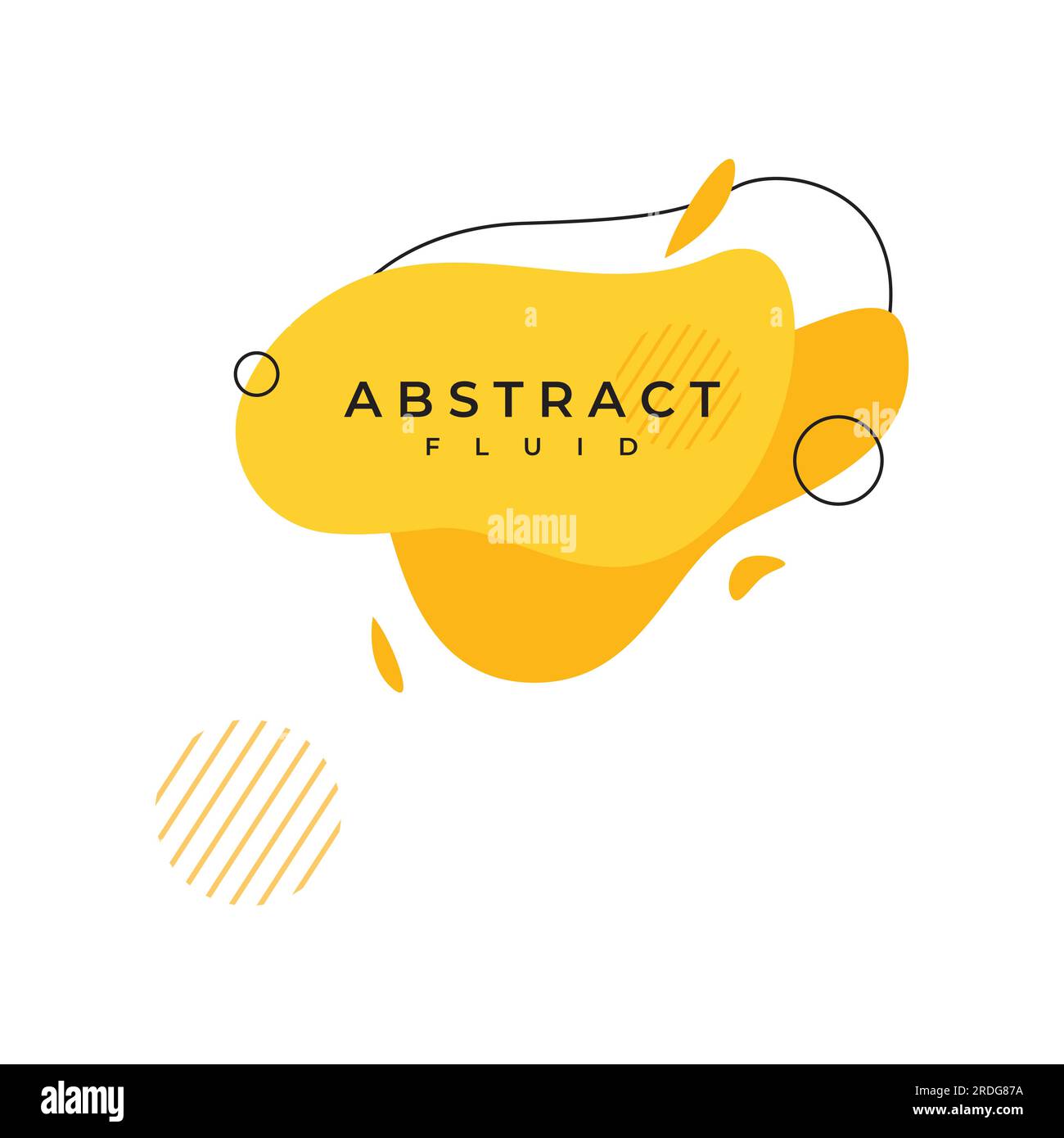 Modern colorful geometric fluid splash element abstract logo creative ...