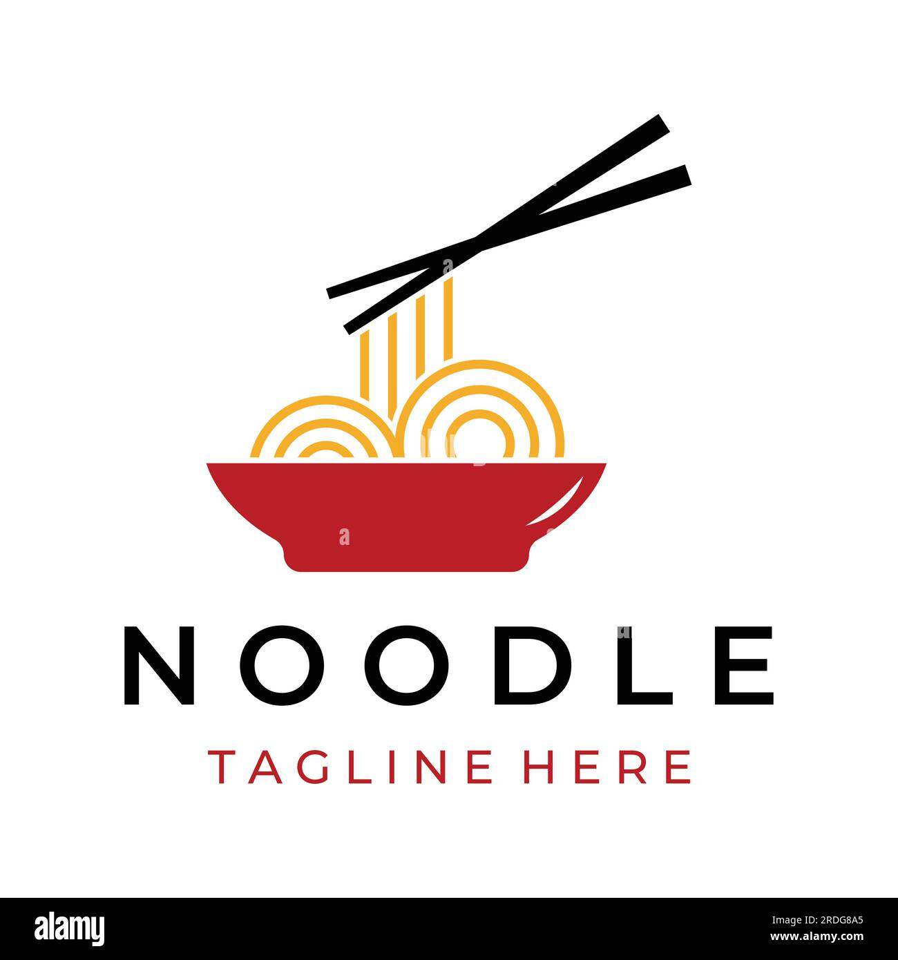 Logo design for delicious Chinese and Japanese noodle soup and ramen ...