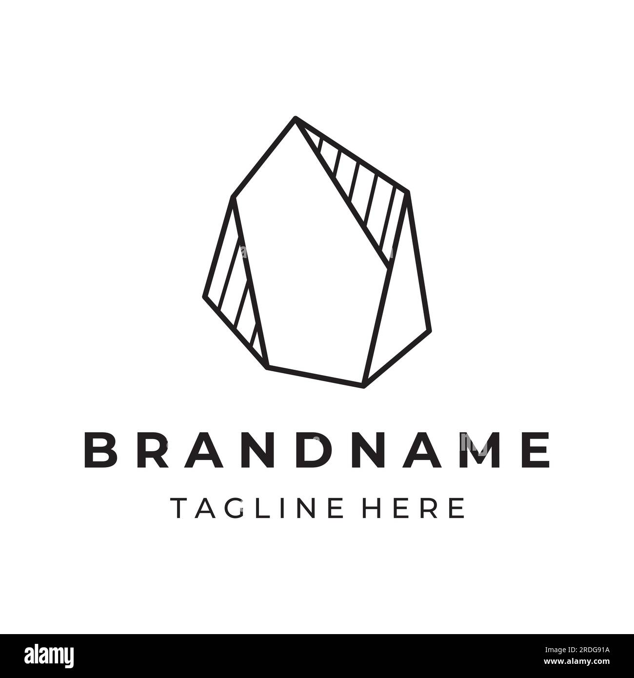 Natural Stone Logo Stone Circle Logo