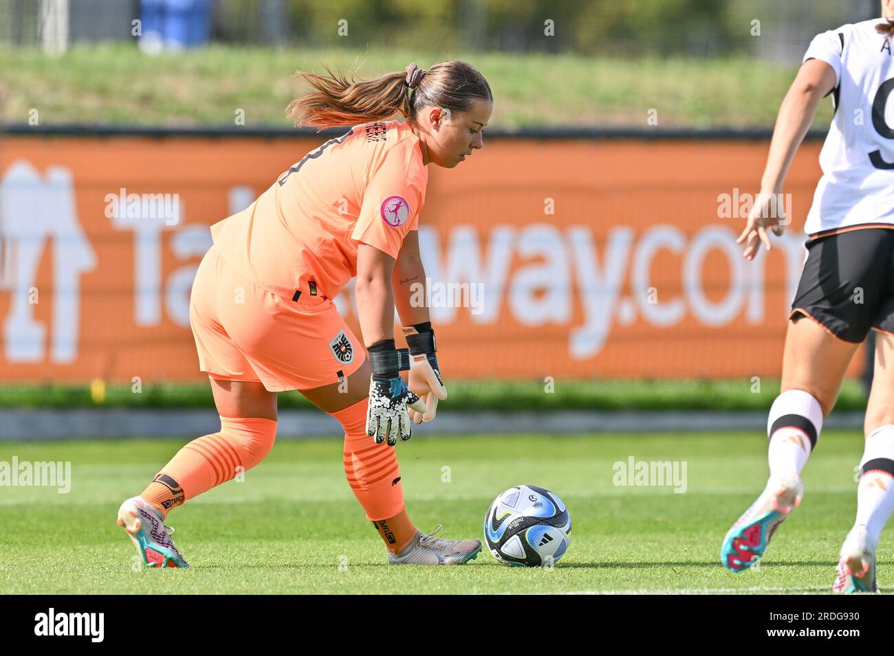 Goalkeeper mariella el sherif of austria hi-res stock photography and ...