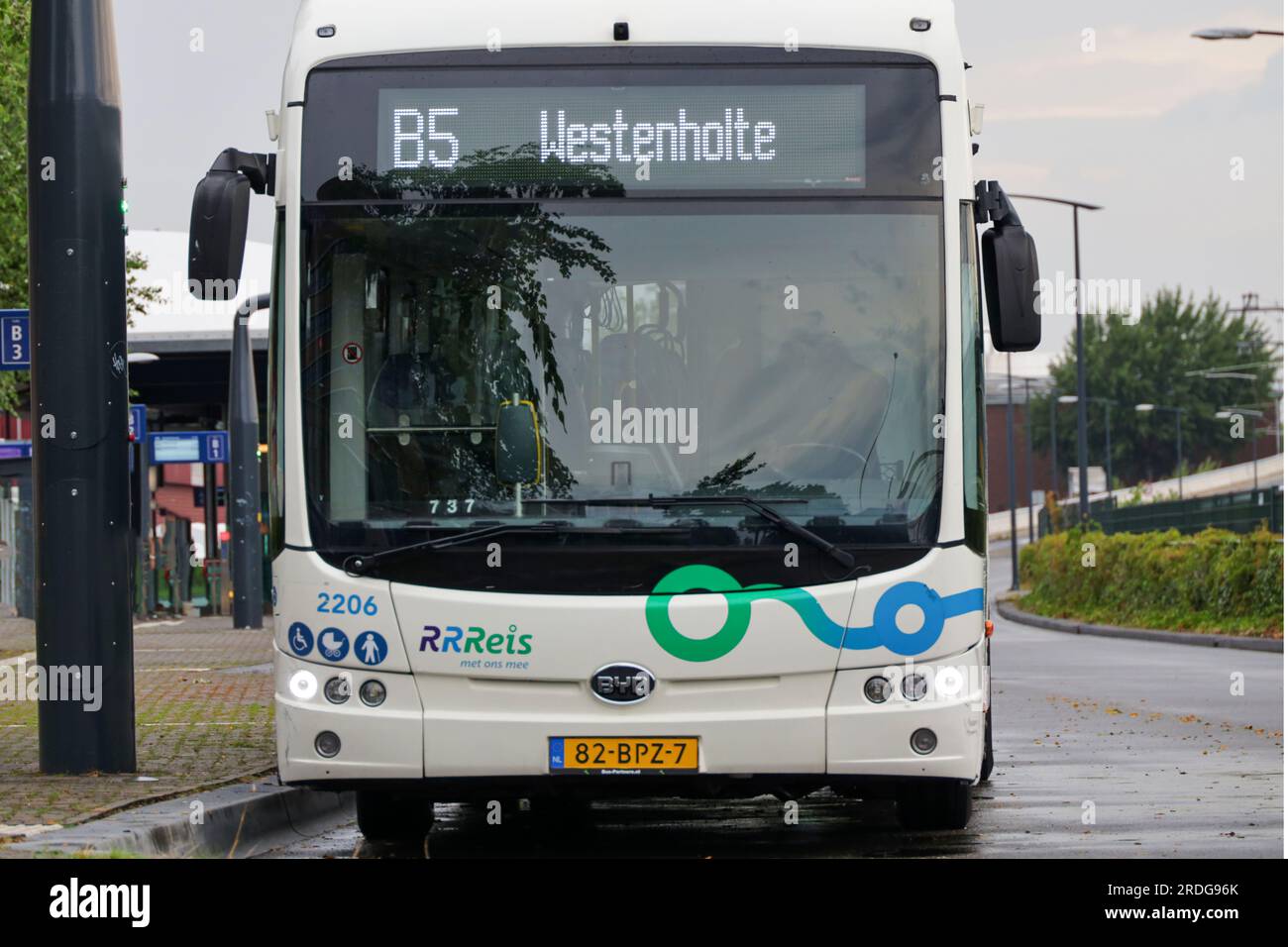 Regional RRReis bus at Apeldoorn bus platforms in the Netherlands Stock ...