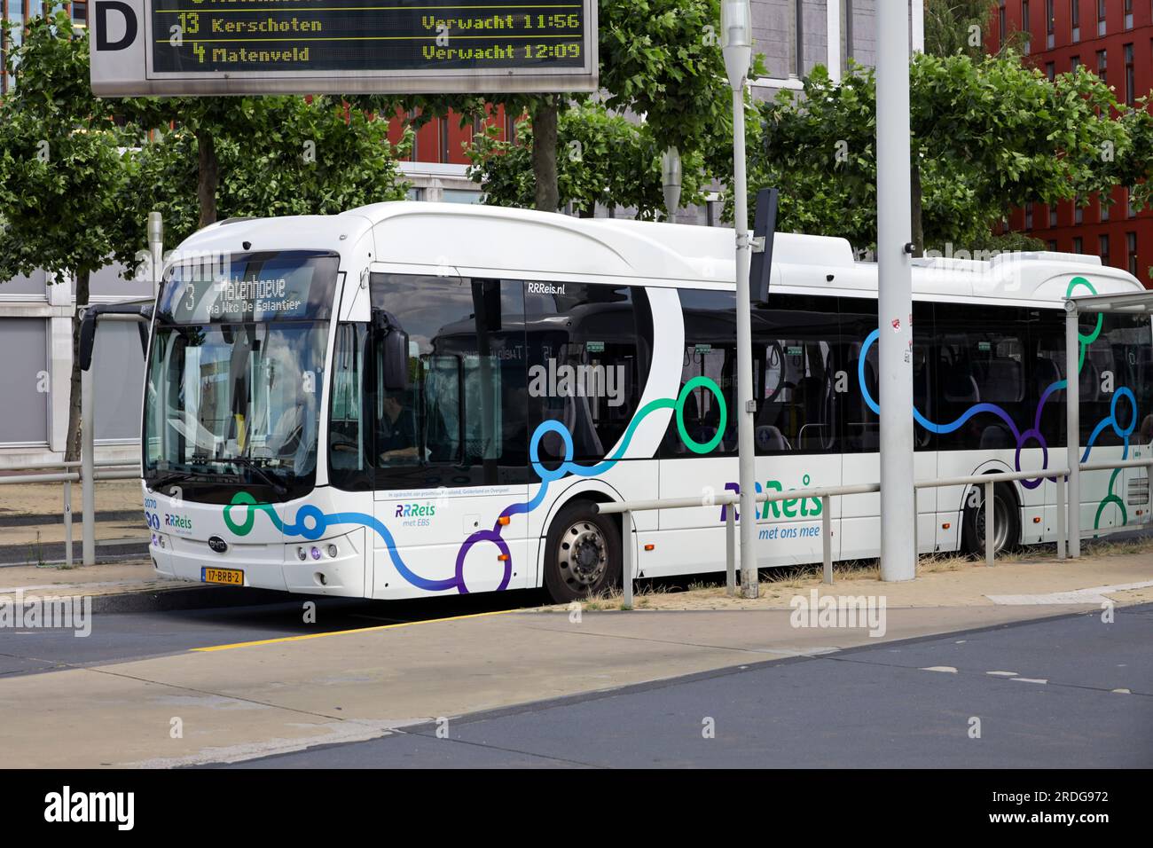 Regional RRReis bus at Apeldoorn bus platforms in the Netherlands Stock ...