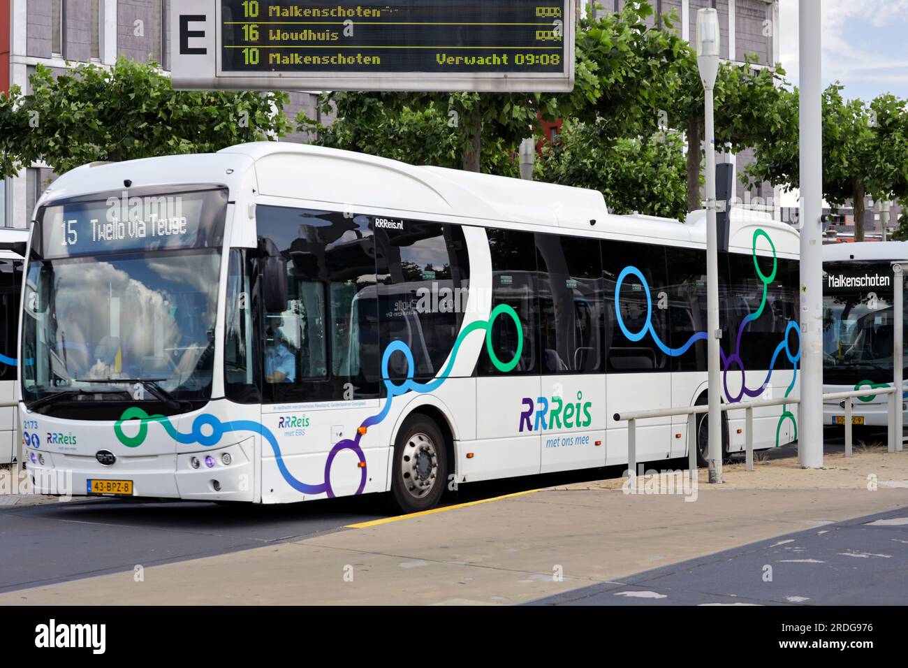 Regional RRReis bus at Apeldoorn bus platforms in the Netherlands Stock ...