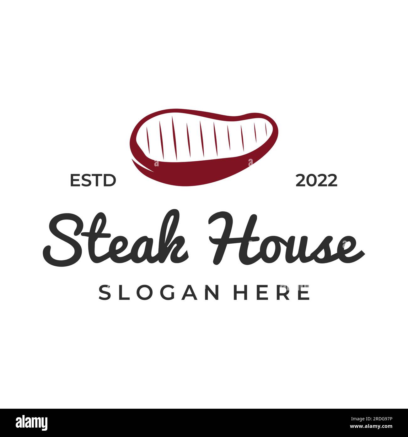 Steak house or fresh meat vintage logo.Premium quality grilled meat ... Steak house or fresh meat vintage logo.Premium quality grilled meat ...