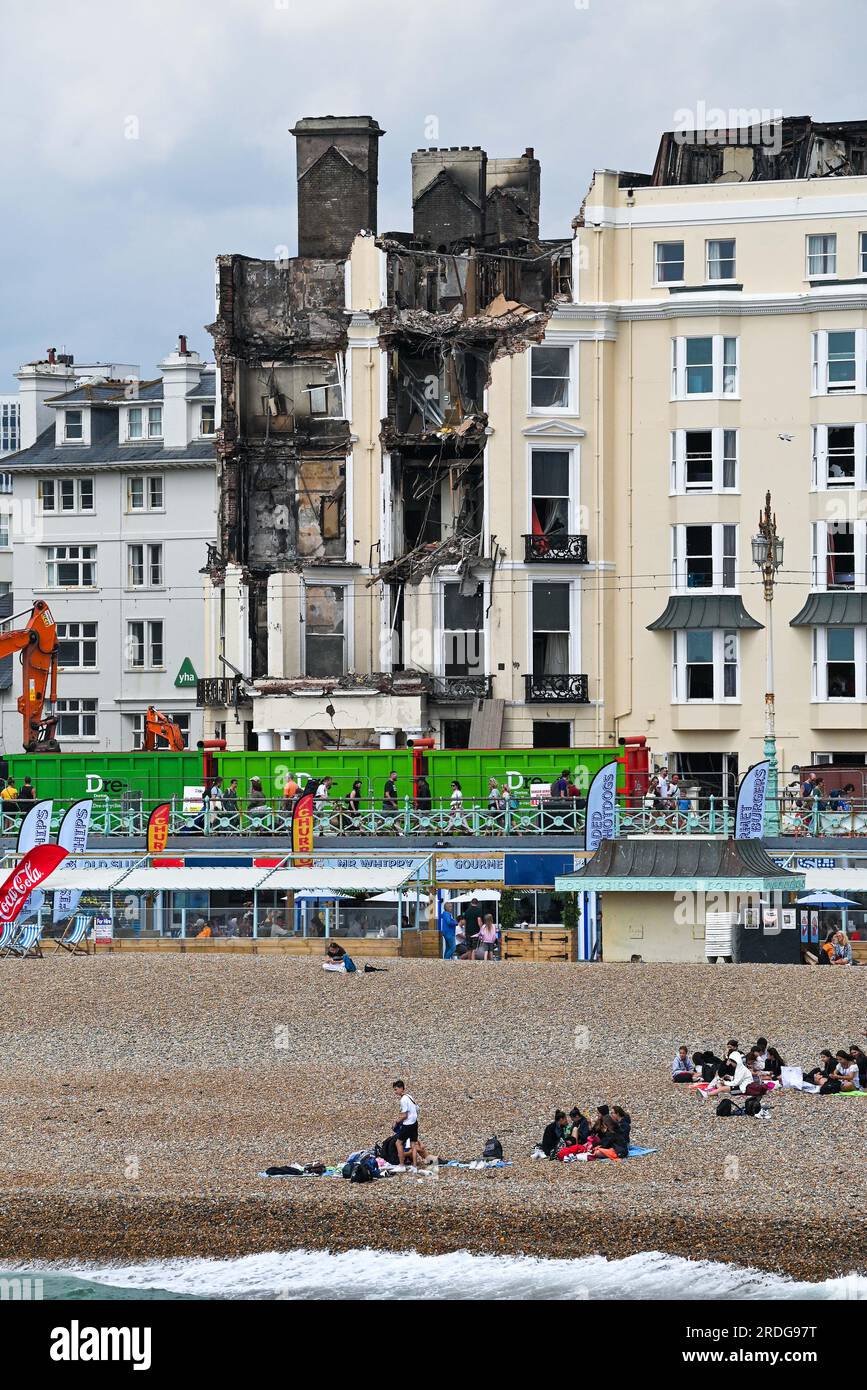 Royal albion hotel fire brighton hi-res stock photography and images ...