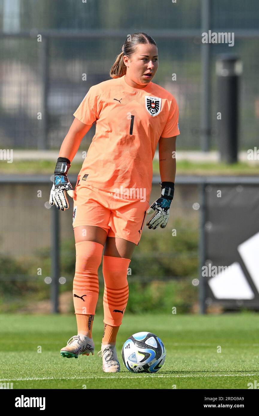 Goalkeeper mariella el sherif of austria hi-res stock photography and ...