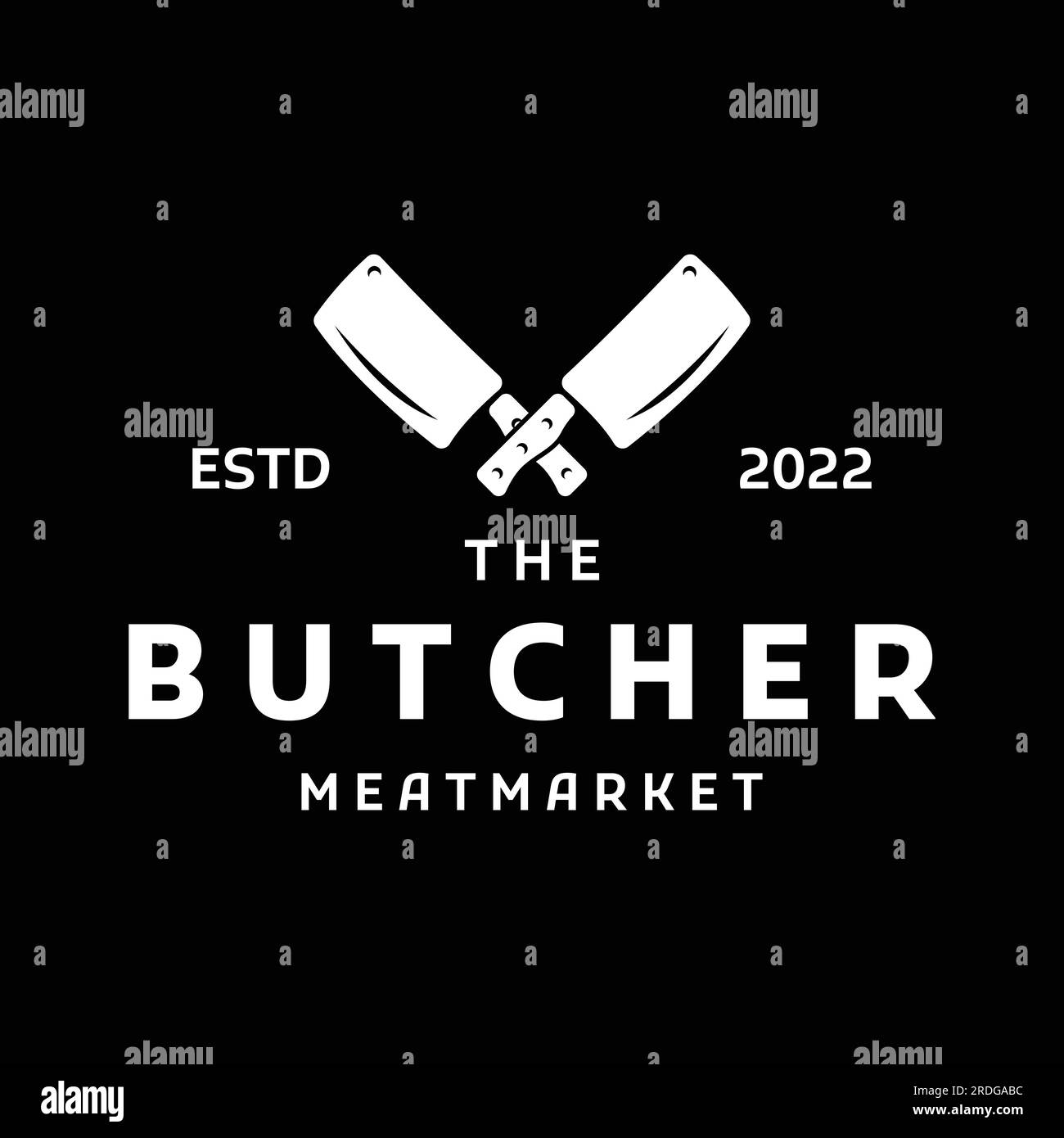 Meats shop Stock Vector Images - Alamy