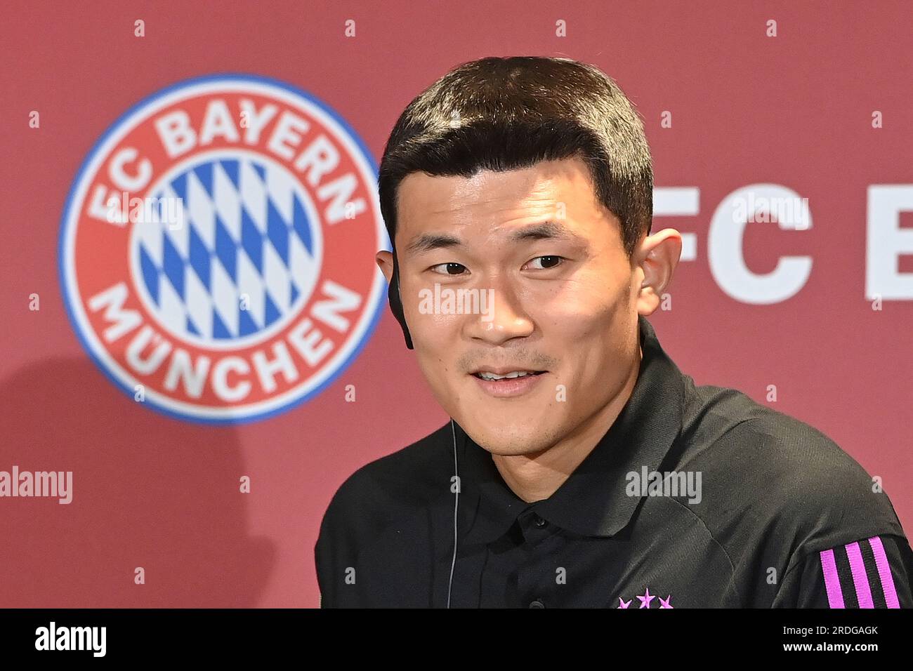 Munich. 21st July, 2023. Minjae KIM (FC Bayern Munich) in front of the ...