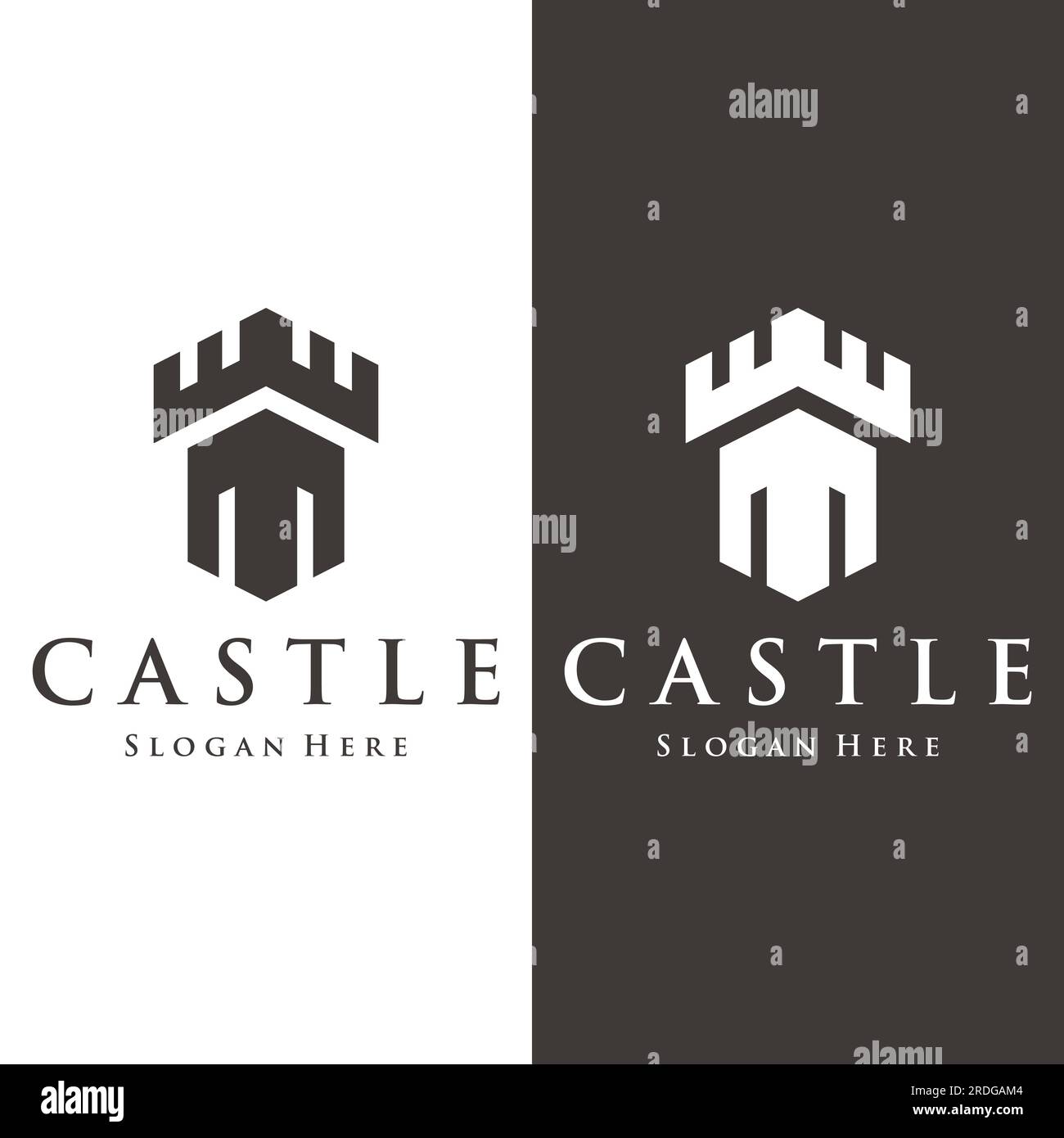 Vintage castle logo creative design,Ancient heritage castle.Logo for ...