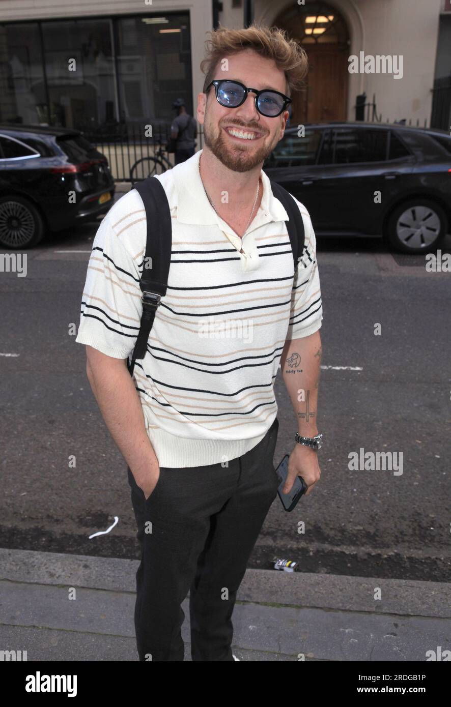 London, UK. Sam Thompson at the ITV Summer Party. 19th July 2023. Ref ...