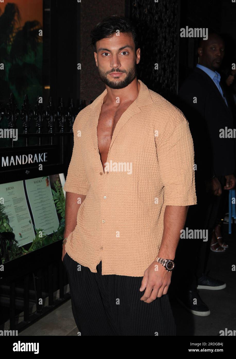 London, UK. Davide Sanclimenti at the ITV Summer Party. 19th July 2023 ...