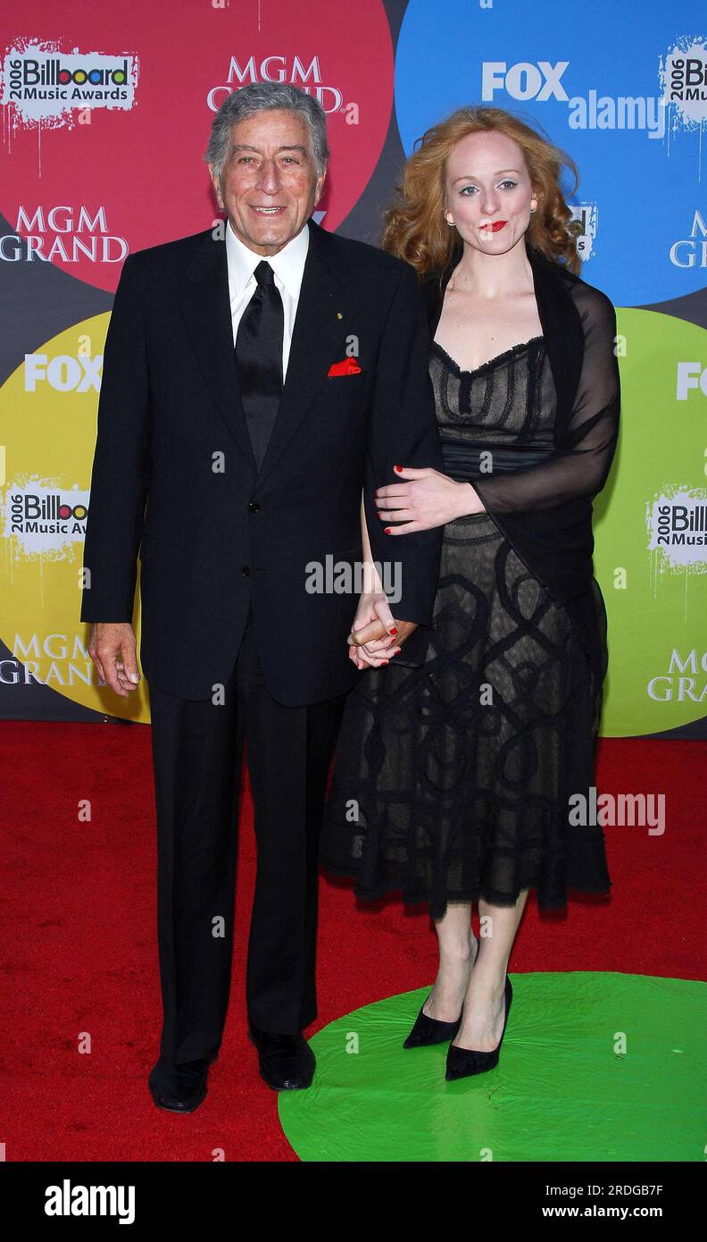Tony Bennett and daughter Antonia Bennett. 4 December 2006 - Las Vegas ...
