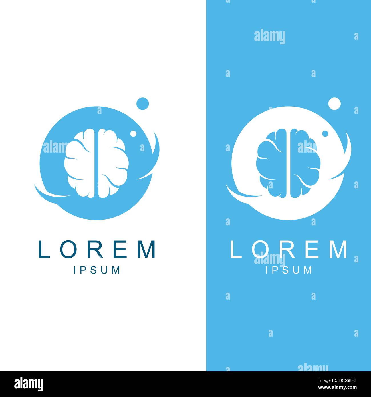 Brain logo. Brain logo with combination of technology and brain part nerve cells, with vector ...