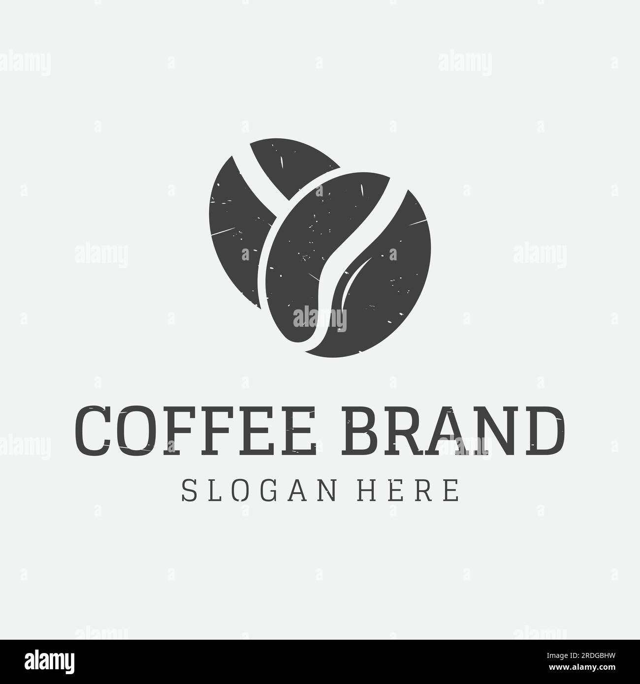 Espresso coffee logo design and vintage coffee cup. The logo can be for ...