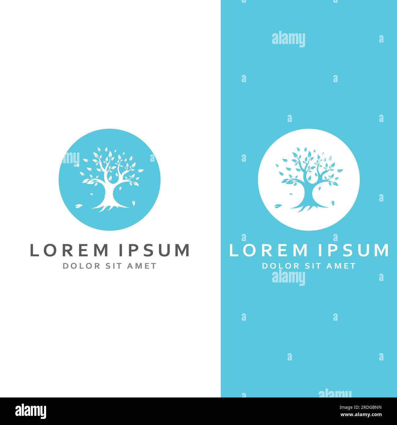 Living tree logo design, using vector concept Stock Vector Image & Art ...