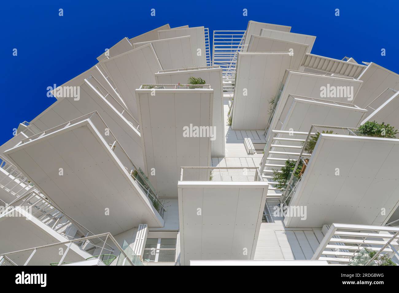 L'Arbre Blanc - White Tree - in Montpellier. Modelled on a tree, the ...
