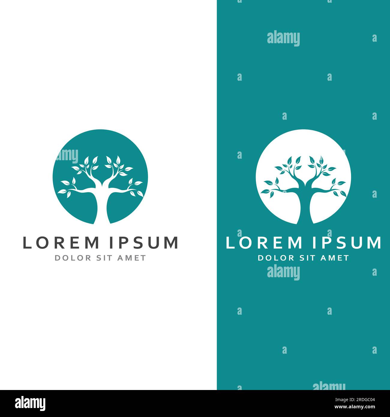 Living tree logo design, using vector concept Stock Vector Image & Art ...