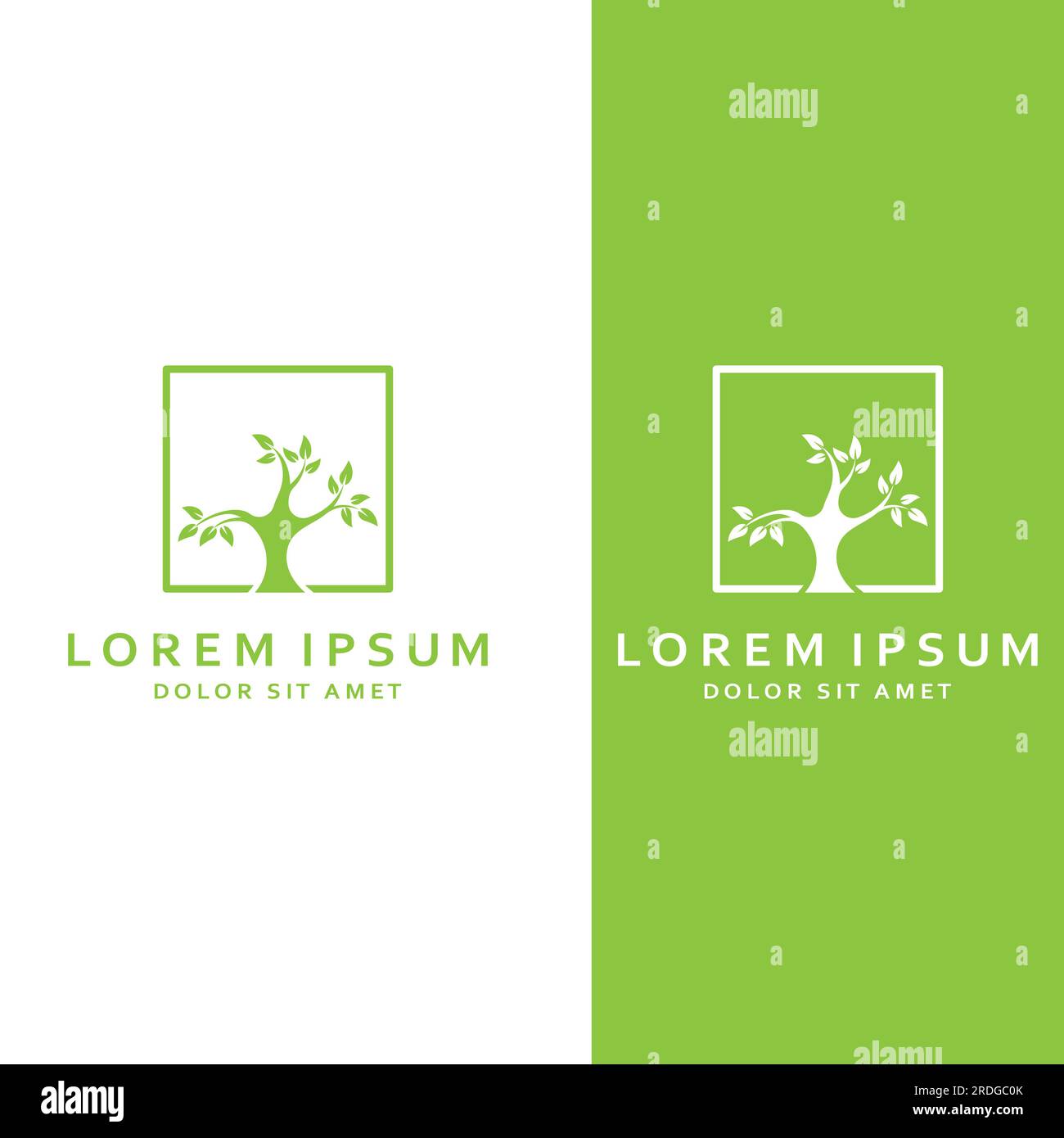 Living tree logo design, using vector concept Stock Vector Image & Art ...