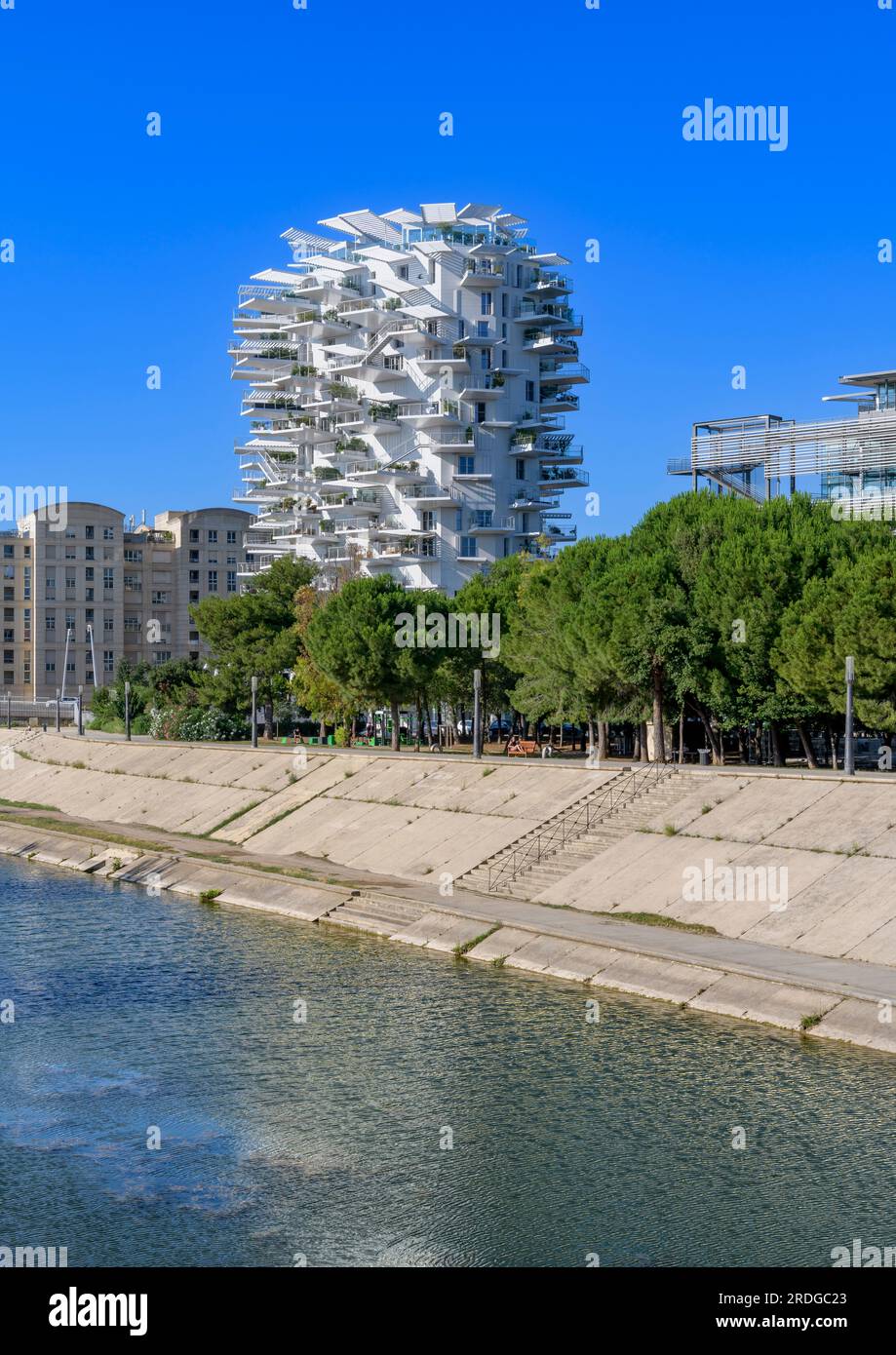 L'Arbre Blanc - White Tree - in Montpellier. Modelled on a tree, the ...
