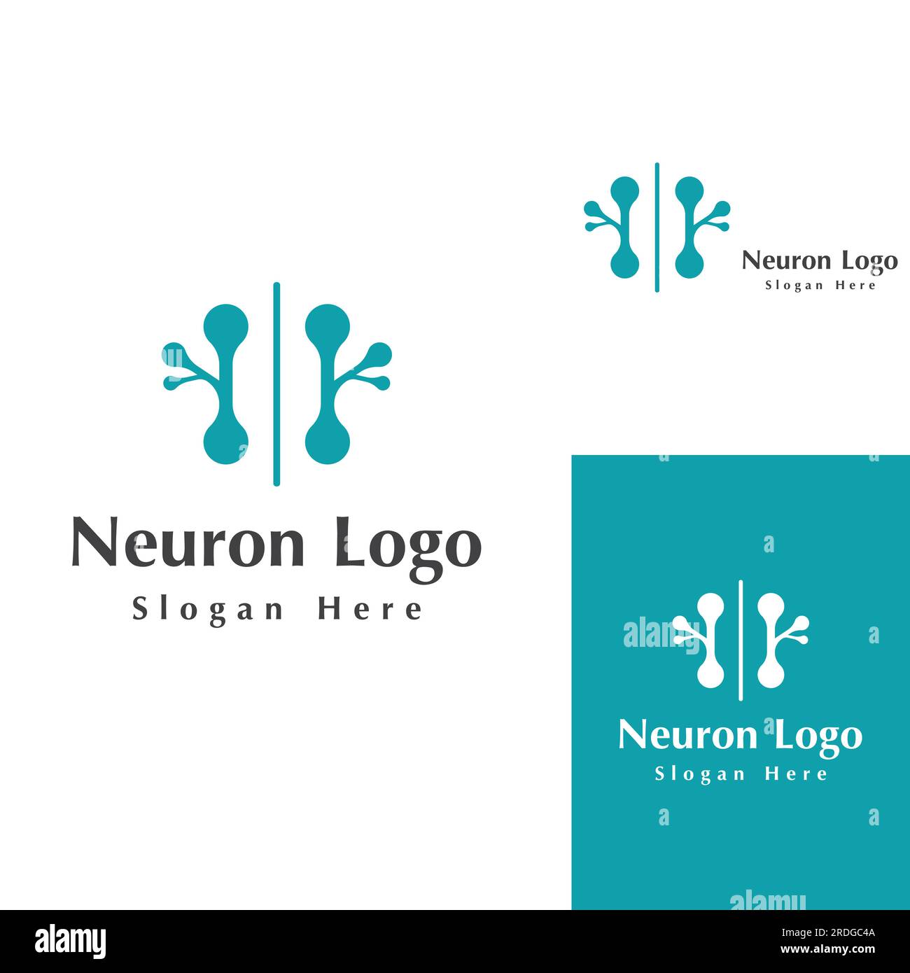 Neuron logo or nerve cell logo with vector concept Stock Vector Image ...