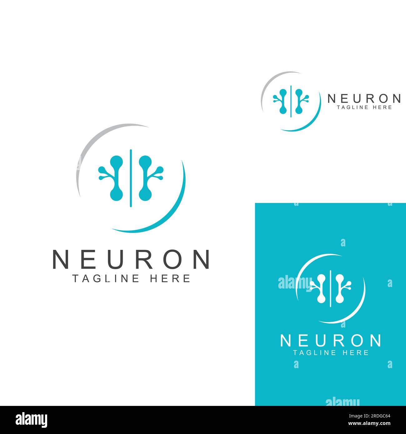 Neuron logo or nerve cell logo with vector concept Stock Vector Image ...