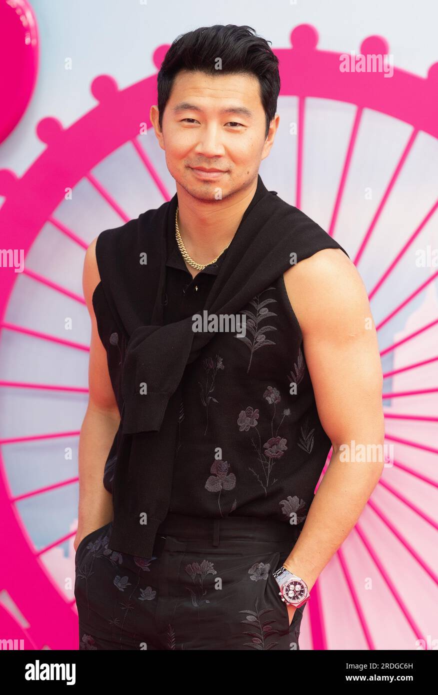 London, UK. 12 July, 2023. Simu Liu attends the "Barbie" European ...