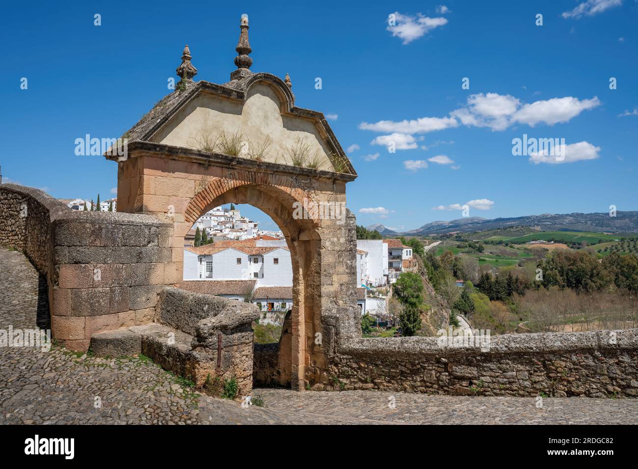 Puerta de Felipe V Gate - Ronda, Andalusia, Spain Stock Photo - Alamy