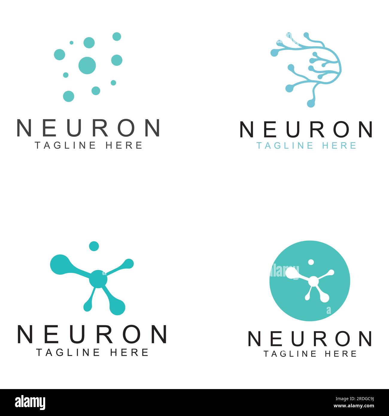Neuron logo or nerve cell logo with vector concept Stock Vector Image ...