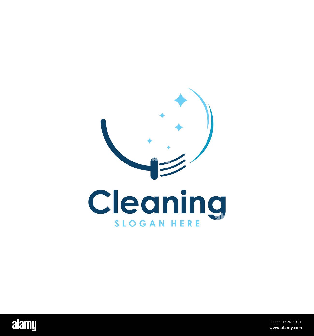 Cleaning logo, cleaning protection logo and house cleaning logo. With ...