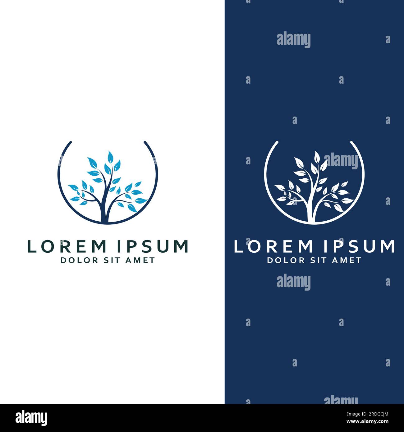 Living tree logo design, using vector concept Stock Vector Image & Art ...