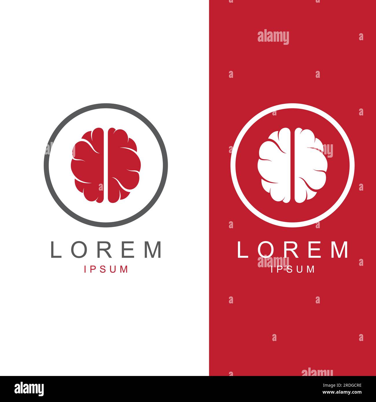 Brain logo. Brain logo with combination of technology and brain part nerve cells, with vector ...