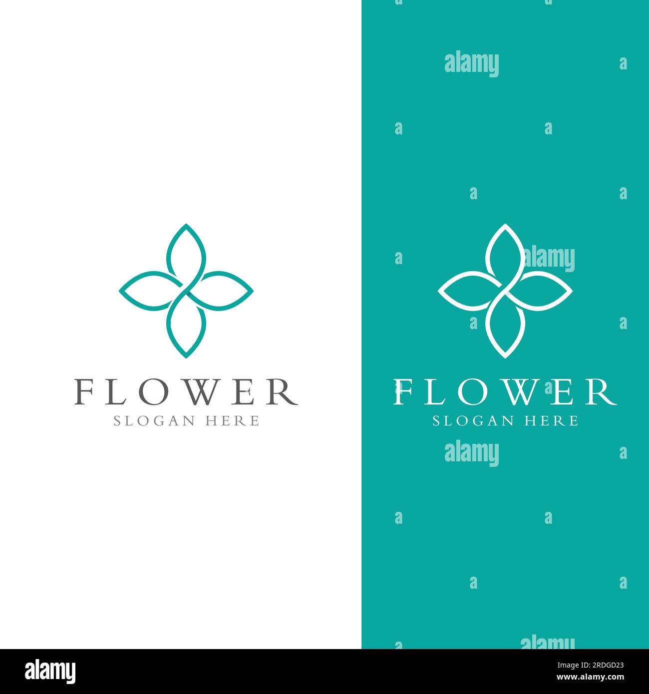 Logos of flowers, roses, lotus flowers, and other types of flowers. By ...