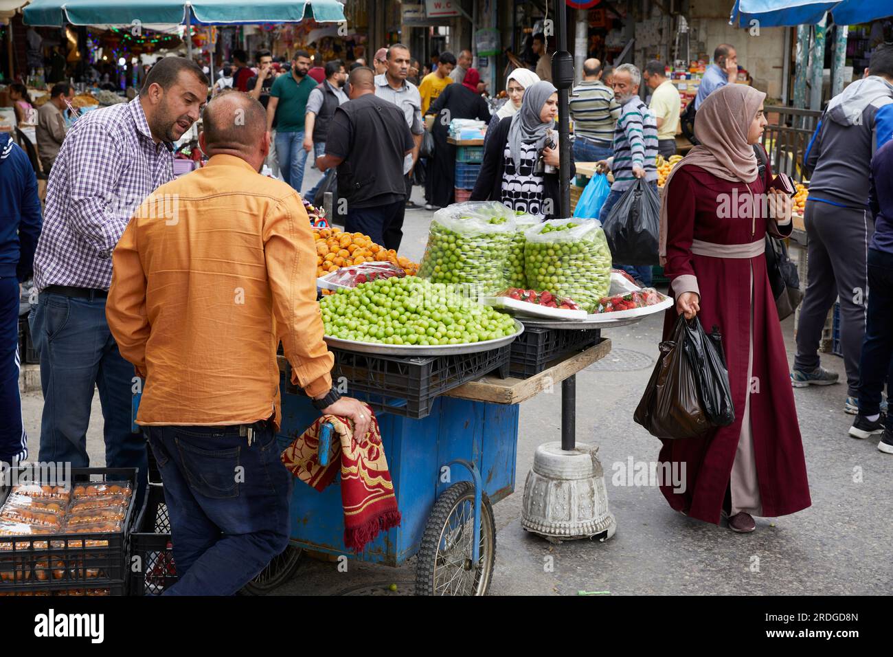 Downtown Amman market, Amman, Jordan Stock Photo - Alamy