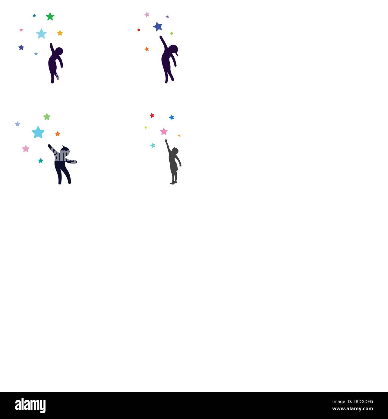 A logo to reach the stars or a logo to reach a dream or goal. Logo ...