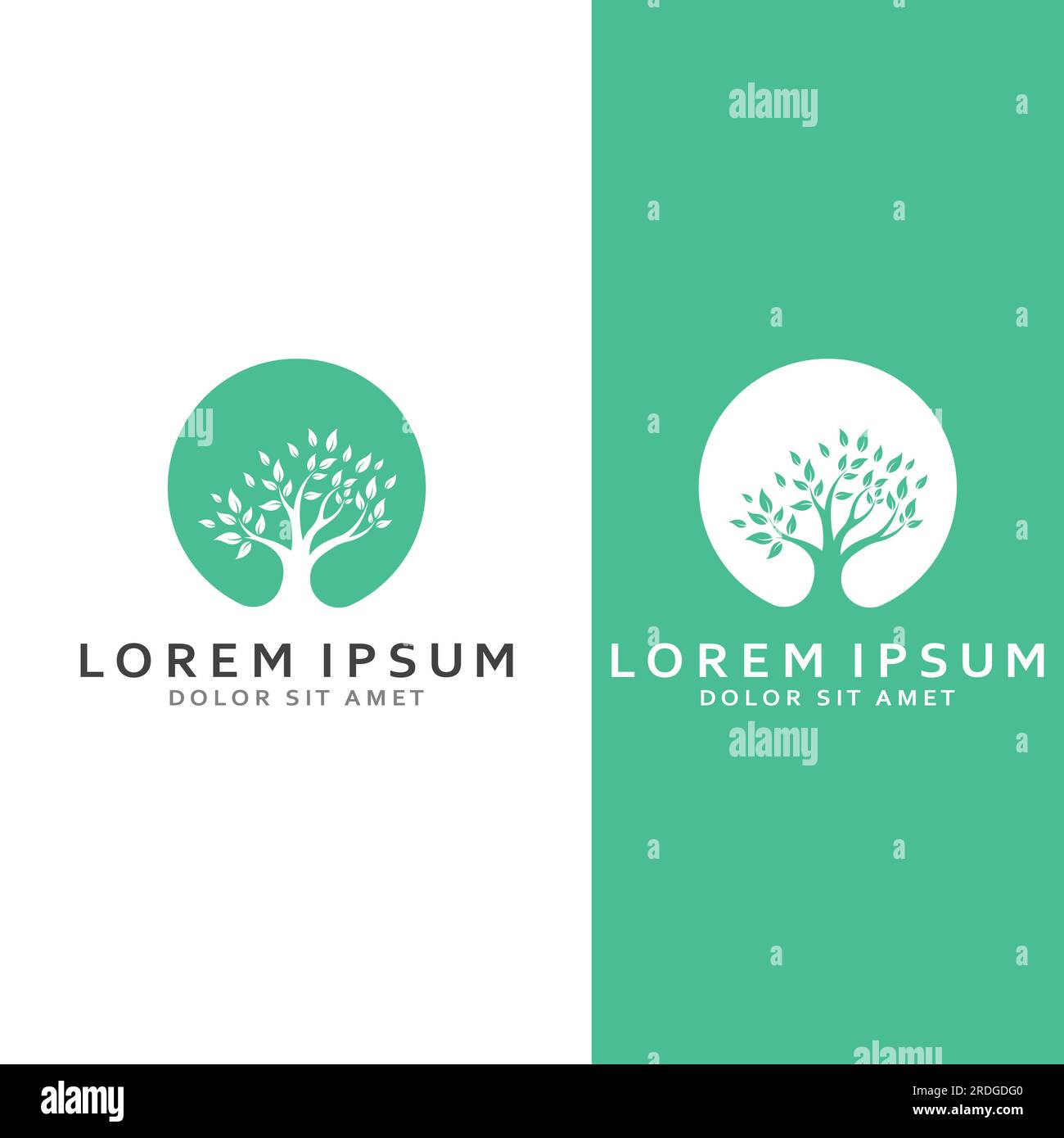Living tree logo design, using vector concept Stock Vector Image & Art ...