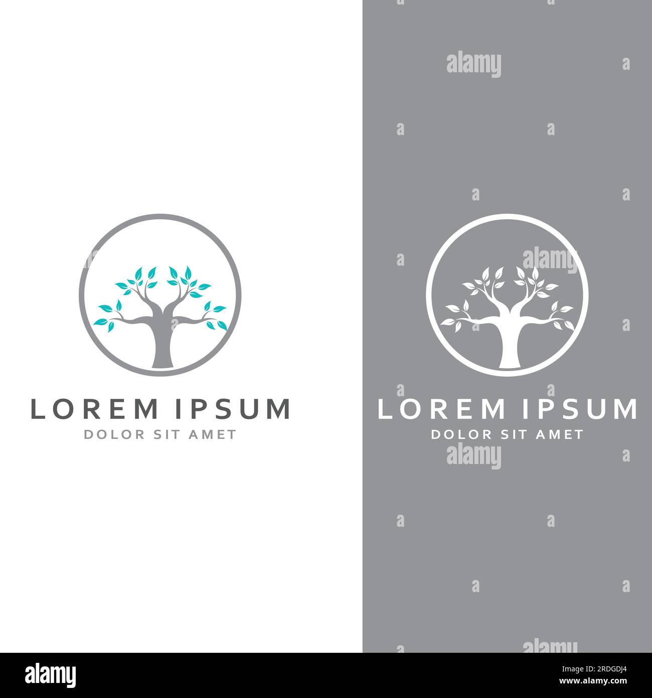 Living tree logo design, using vector concept Stock Vector Image & Art ...
