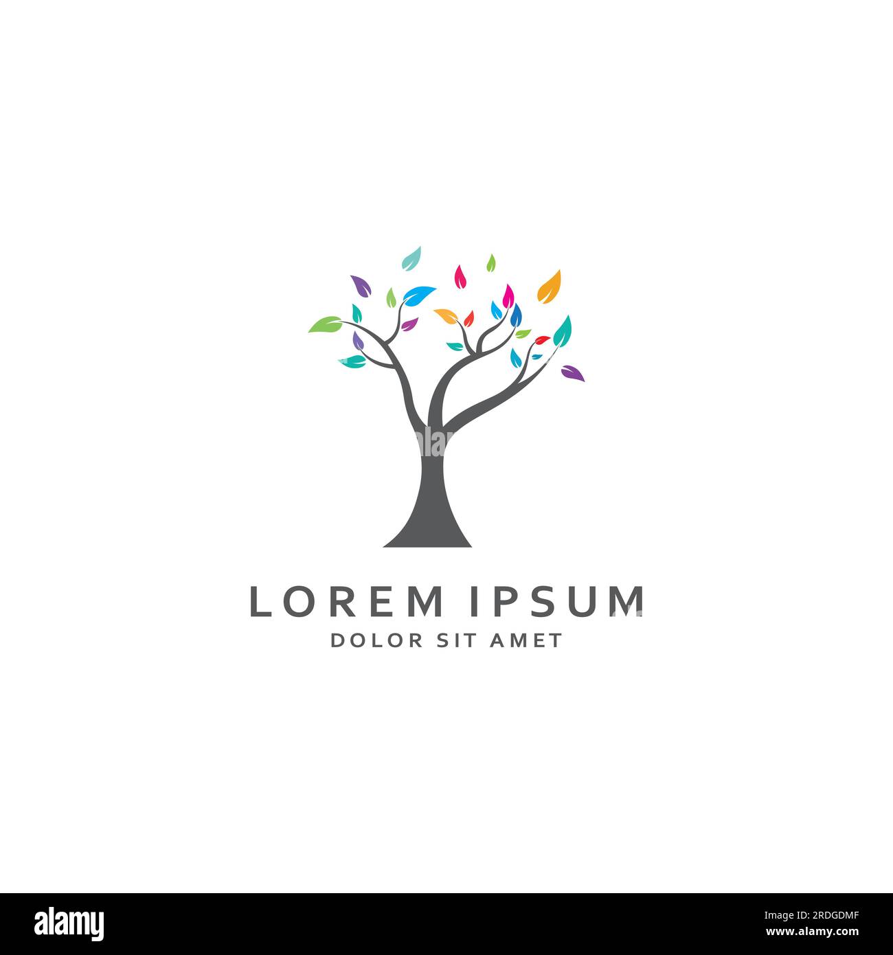 Living tree logo design, using vector concept Stock Vector Image & Art ...