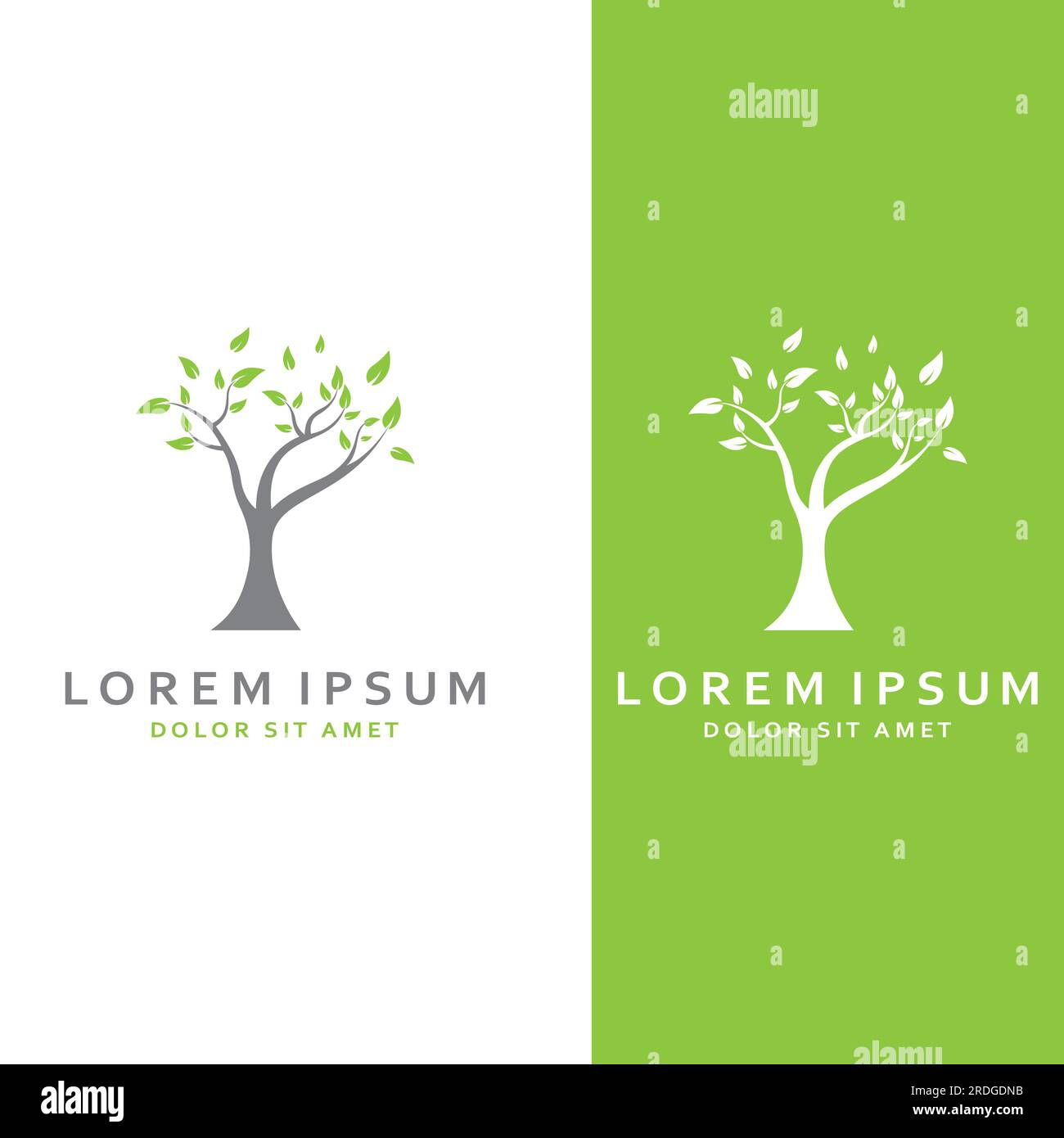 Living tree logo design, using vector concept Stock Vector Image & Art ...