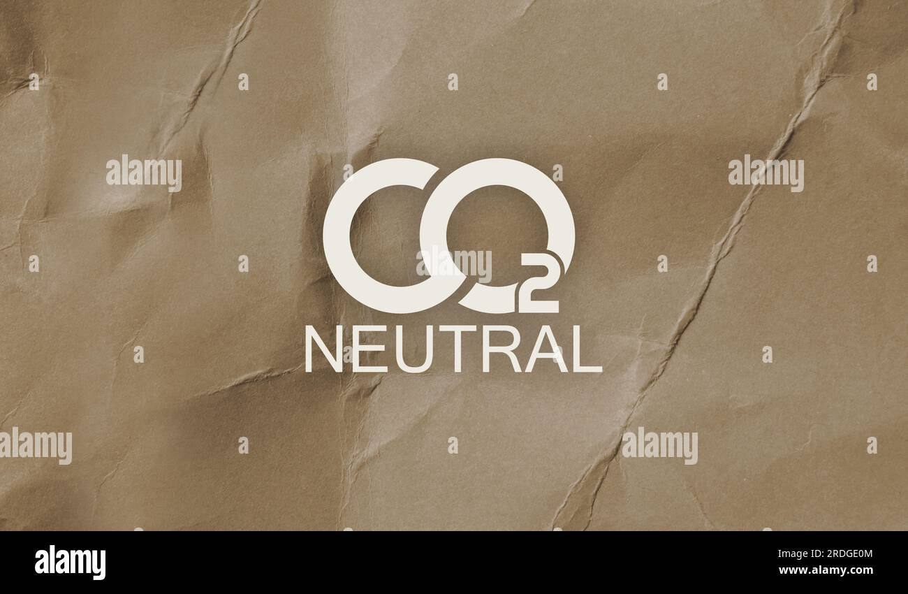 reducing CO2 emissions to stop climate change. green energy background ...