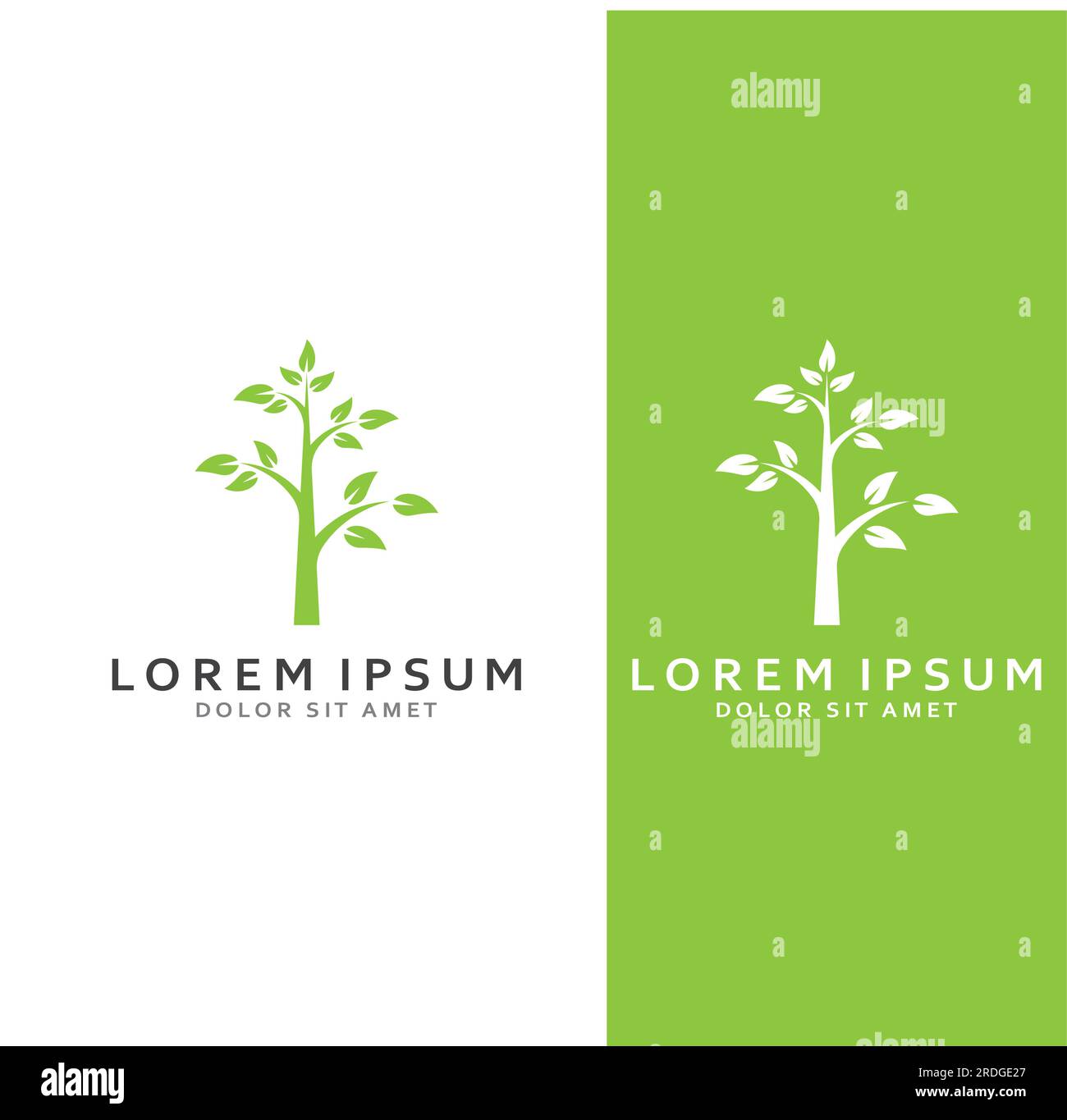 Living tree logo design, using vector concept Stock Vector Image & Art ...