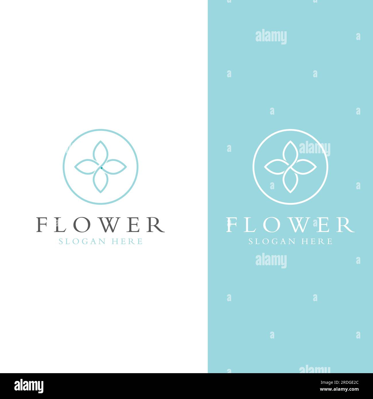 Logos of flowers, roses, lotus flowers, and other types of flowers. By ...
