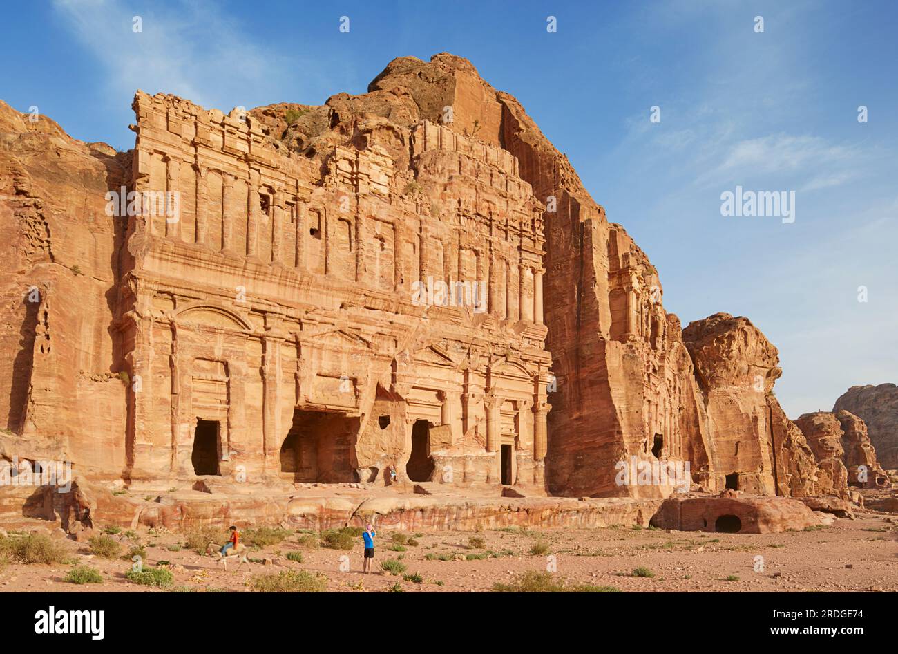 Palace Tomb, Petra, Ma'an Governorate, Jordan Stock Photo - Alamy