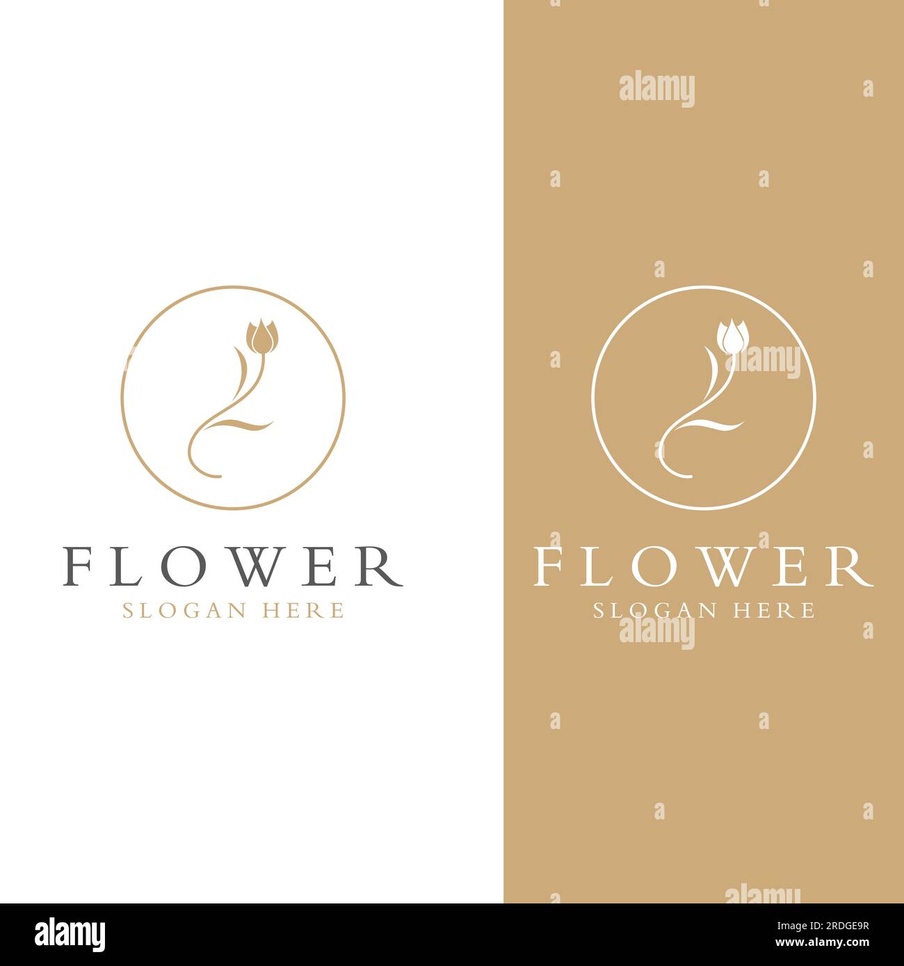 Logos of flowers, roses, lotus flowers, and other types of flowers. By ...