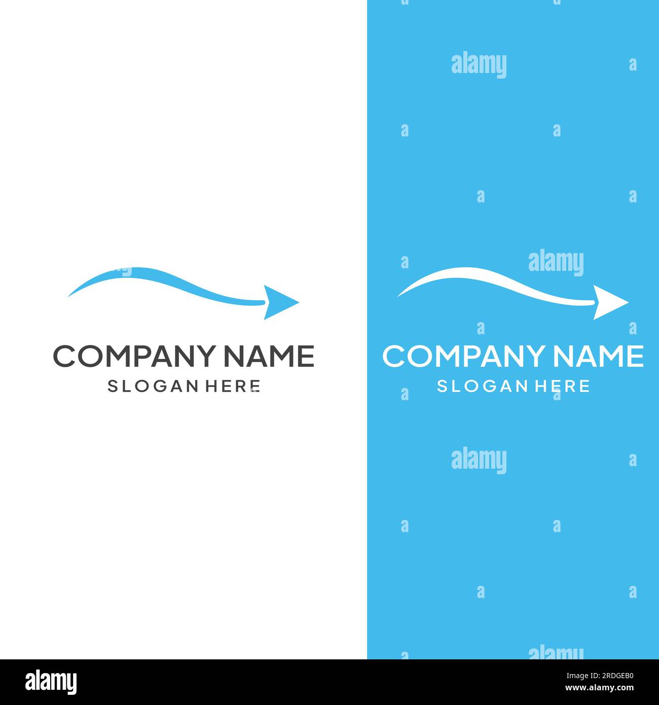Logistics company vector logo, arrow icon logo, fast digital delivery ...