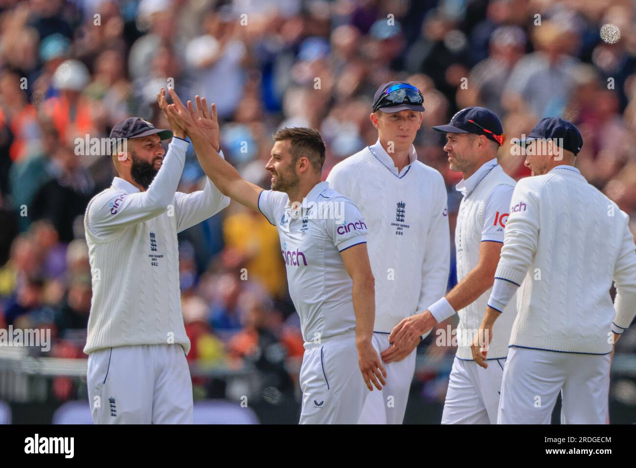 during the LV= Insurance Ashes Fourth Test Series Day Three Test Series ...
